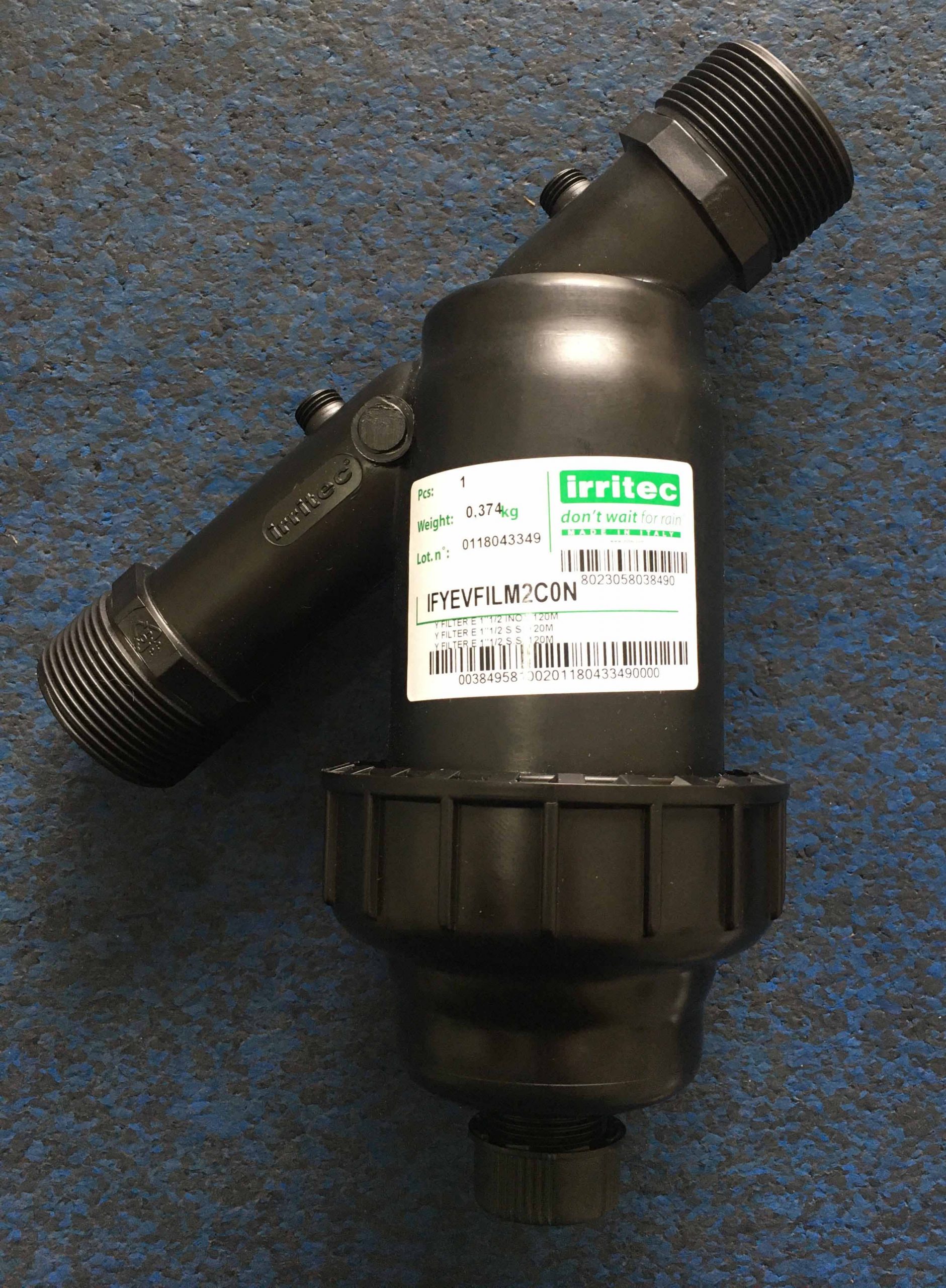 Filtro de Tela Inox 1 1/2" Polegada FLE - Irritec - Casairriga