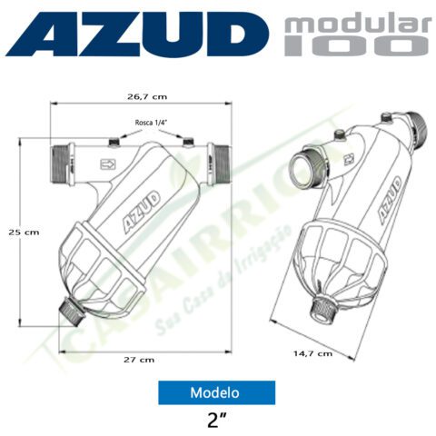 Filtro de Disco 2" Polegadas - Azud | Casairriga